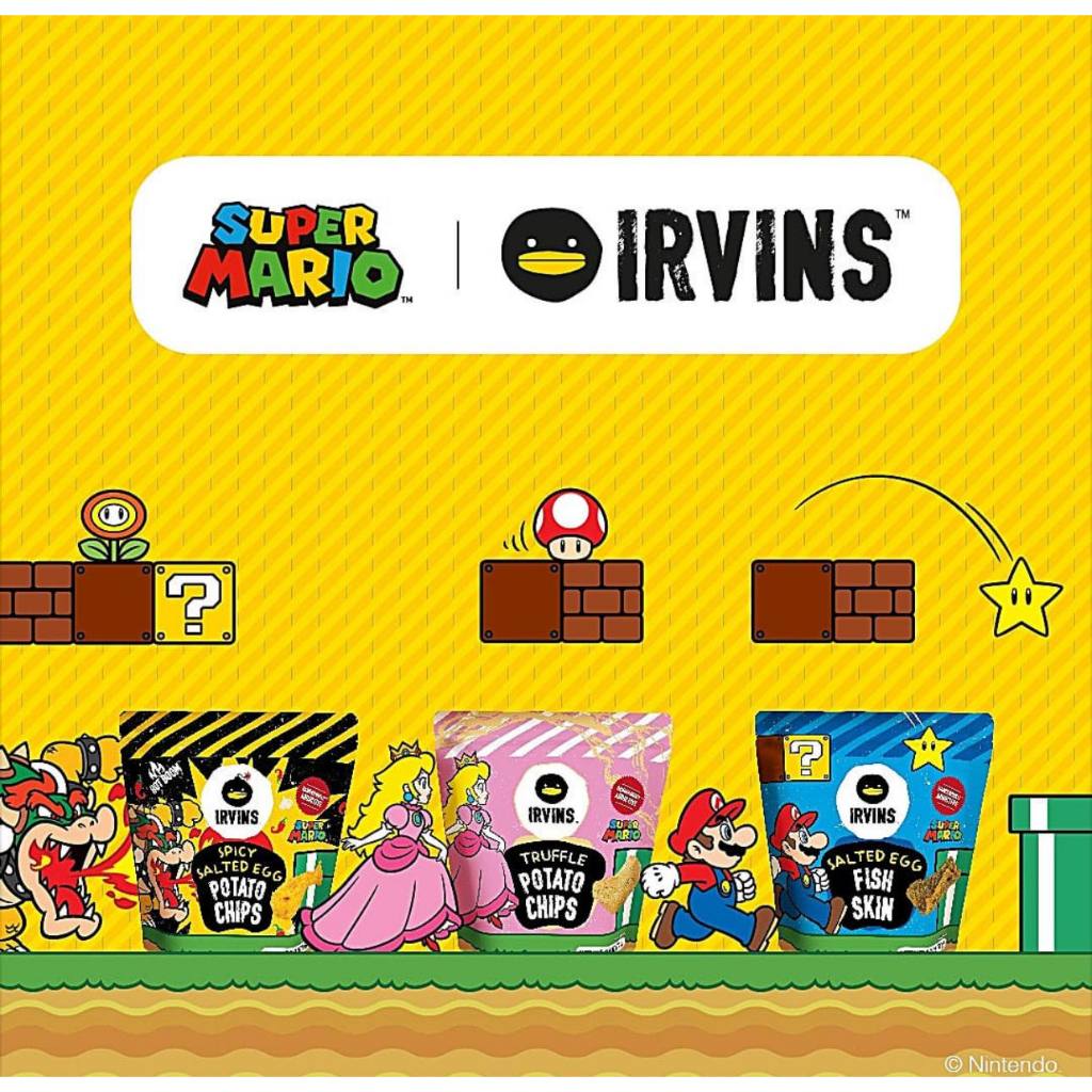 SUPER MARIO | IRVINS HOT BOOM SALTED EGG POTATO CHIPS / Fish Skin ...