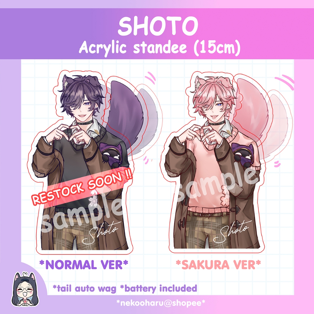 [Ready Stock] Shoto _ Vtuber _ standee | Shopee Malaysia
