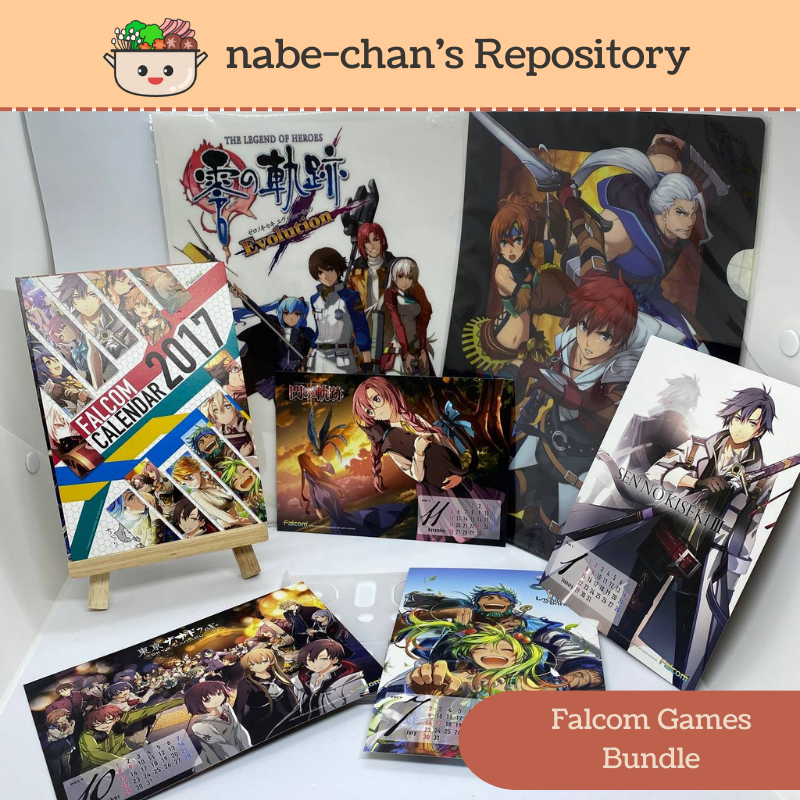 Falcom Games Bundle - Calendar 2017, 2 A4 Clear File (Ys, Trails to ...