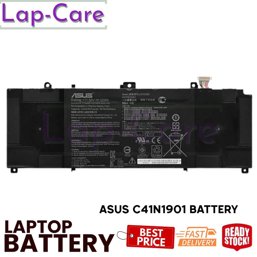 ASUS C41N1901 ZenBook DUO UX481 UX481FL UX481FLY UX481F UX481FA ORG ...