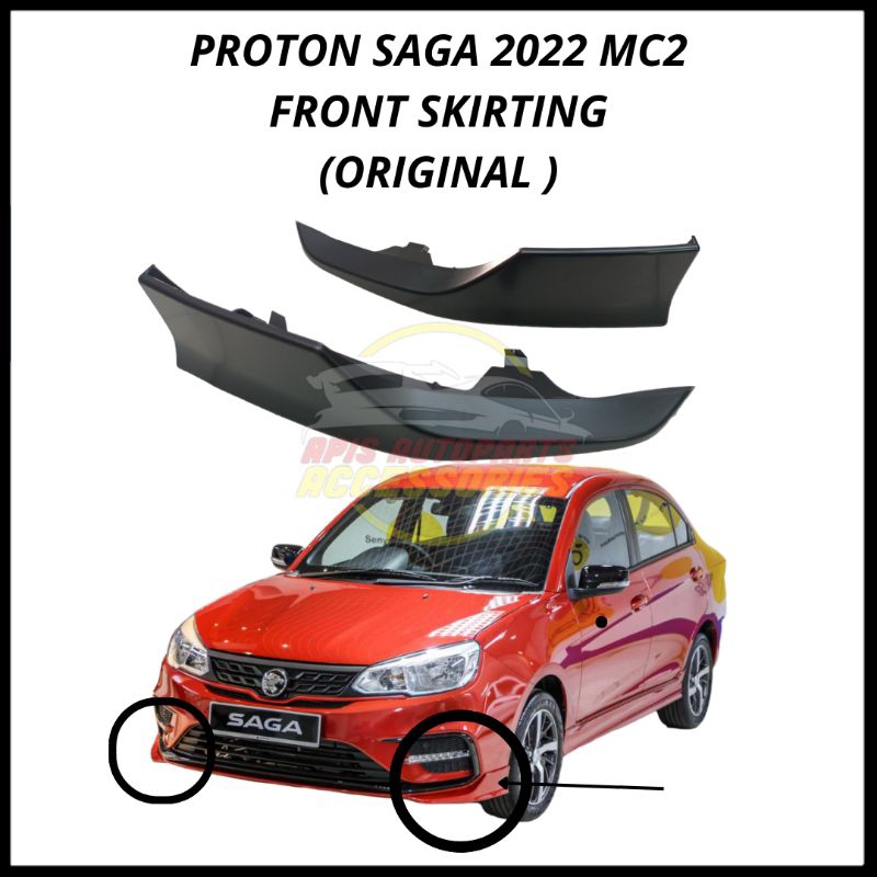 ORIGINAL PROTON SAGA 2019-2023 MC2 FRONT SKIRTING LIP DEPAN SAGA MC2 ...