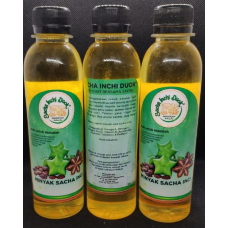 105ml Minyak sacha inchi tempatan. cold pressed. | Shopee Malaysia