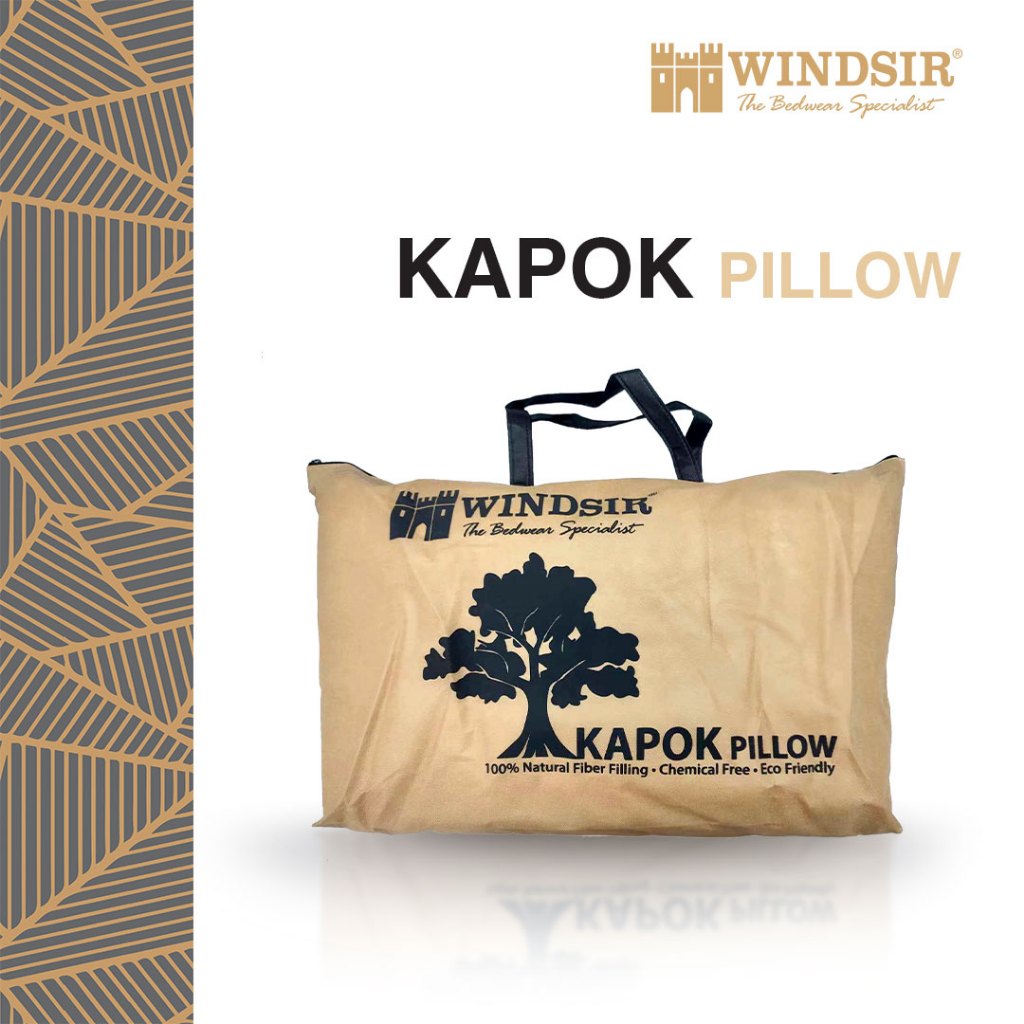 WINDSIR 100% KAPOK PILLOW - PL4018 | Shopee Malaysia