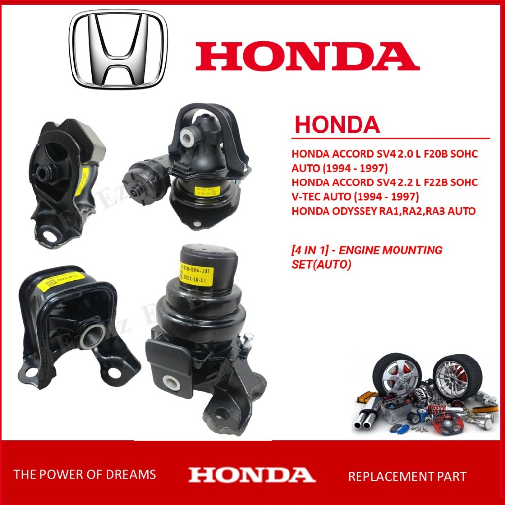 [4 IN 1] - ENGINE MOUNTING SET FOR HONDA ACCORD SV4 1994-1997 VTEC NO ...