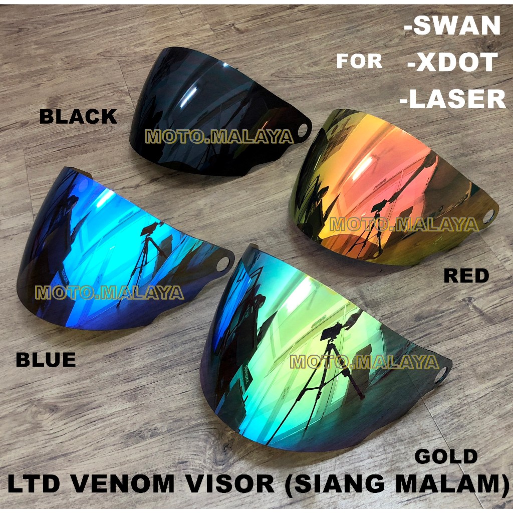 VISOR FOR HELMET INDEX SWAN LTD / XDOT X-DOT G518 G518B SMOKE RAINBOW ...