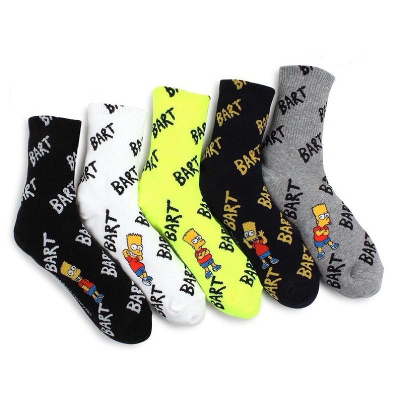The Simpsons Cartoon Korean Socks - Licensed Character Original Made in ...
