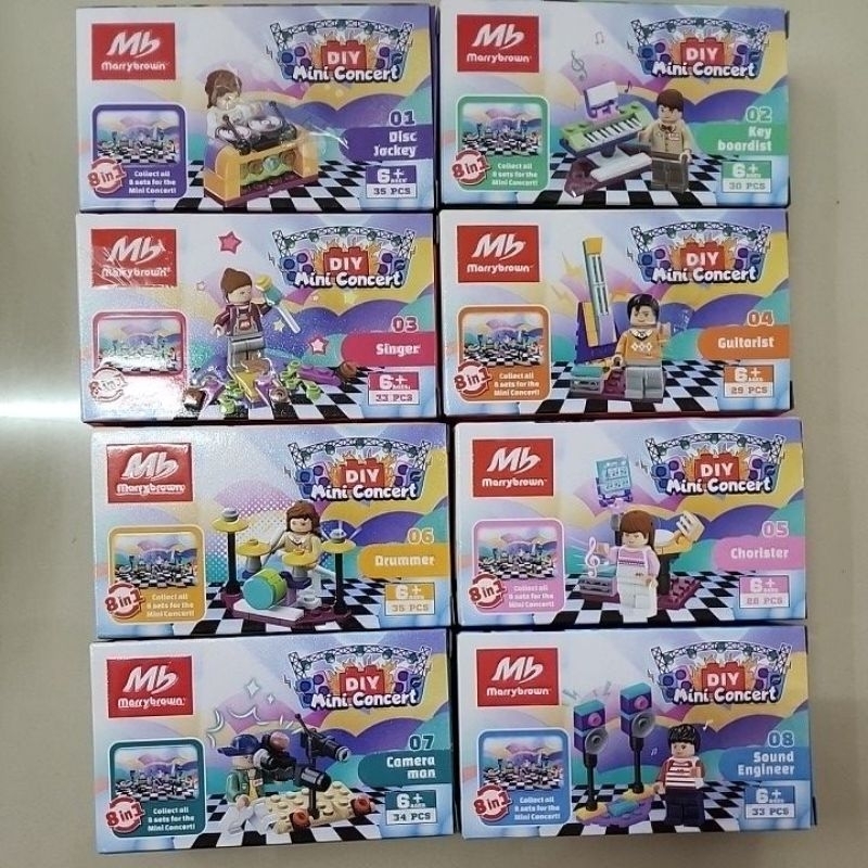 marrybrown diy blocks/bricks mini concert (used once) | Shopee Malaysia