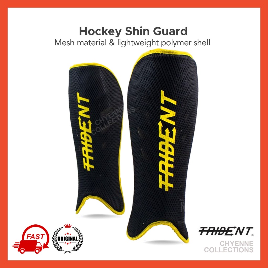 Trident Hockey Shinguard Shinpad Hoki Impact Protection Shin Guard ...