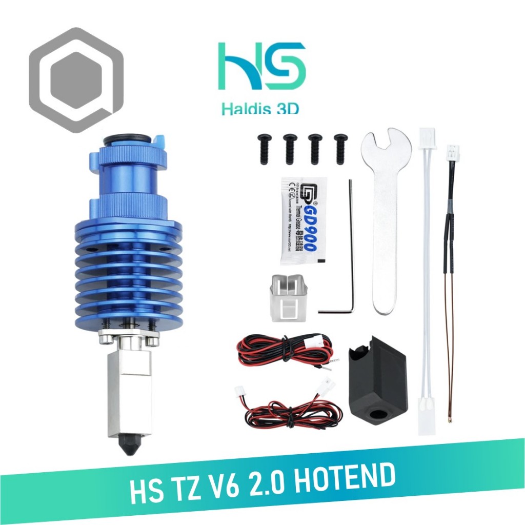 Haldis TZ V6 2.0 Hotend - High-flow | E3D | Dragon | Shopee Malaysia