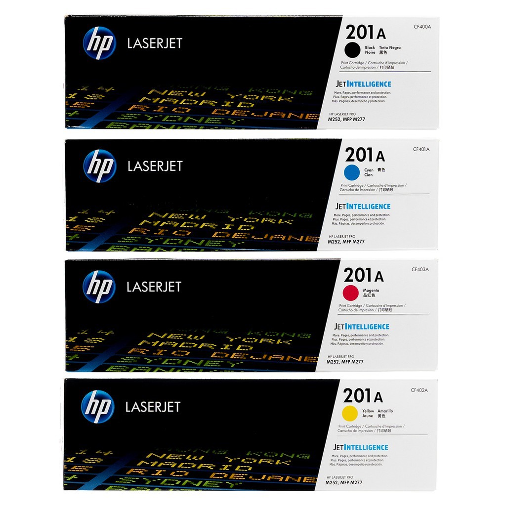 HP 201A Original Toner Cartridge CF400A / CF401A / CF402A / CF403A ...