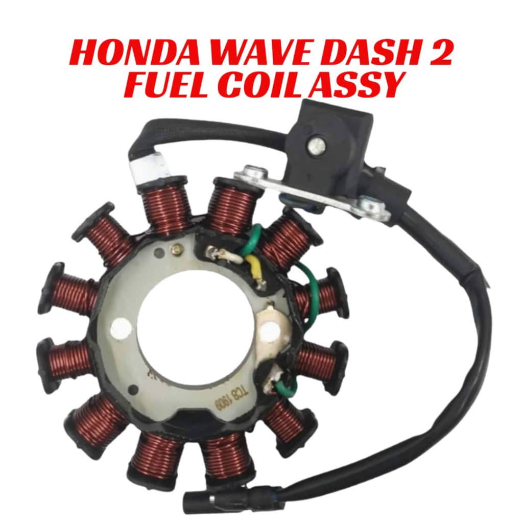 Honda WAVE DASH 2 WAVE DASH NEW DASH 2 Fuel Coil Assy Startor Coil Assy ...