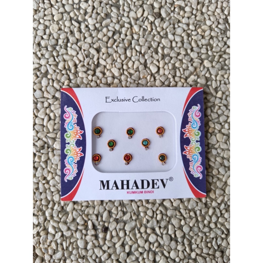 Fancy Stone Design Indian Sticker Pottu Forehead Bindi Potu Wear ...