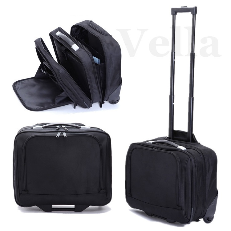 VELLA 18 inch Luxury Travel Luggage Bagasi Laptop Wheel Nylon ...