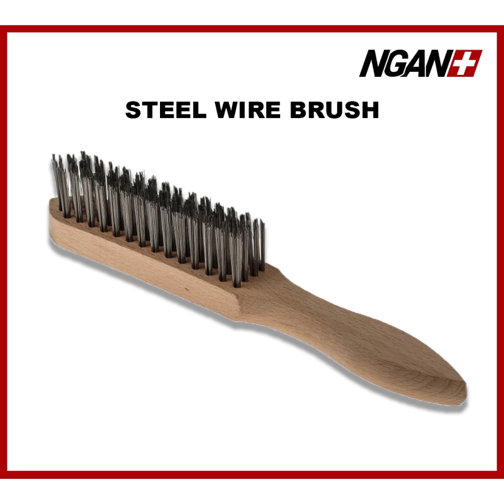 Steel Wire Hand Brush / Wood or Heavy Duty PVC Handle / Berus Besi ...