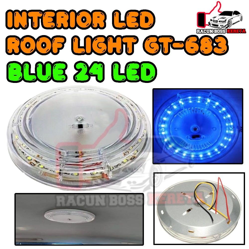 🔥Ready Stock 🔥UNIVERSAL 5050 LED CIRCLE ROUND RING TUBE CAR VEHICLE ...