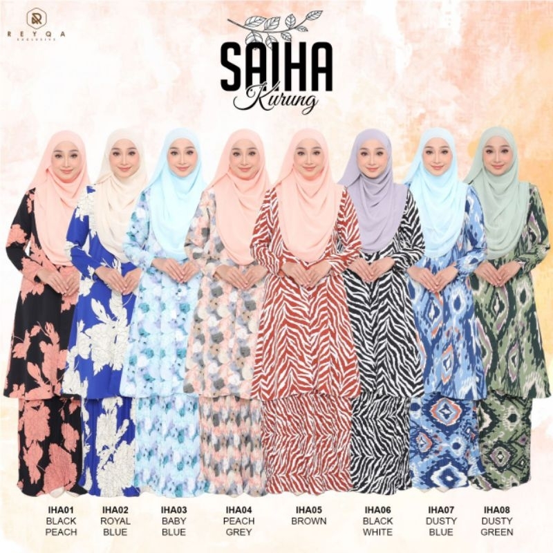 [Baju Raya 2024] Kurung Saiha by Reyqa Exclusive | Shopee Malaysia