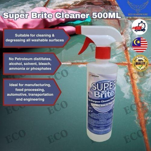 Made In Malaysia SUPER BRITE 500ml Multi Purpose Cleaner & Degreaser Spray - Food safe, non ...