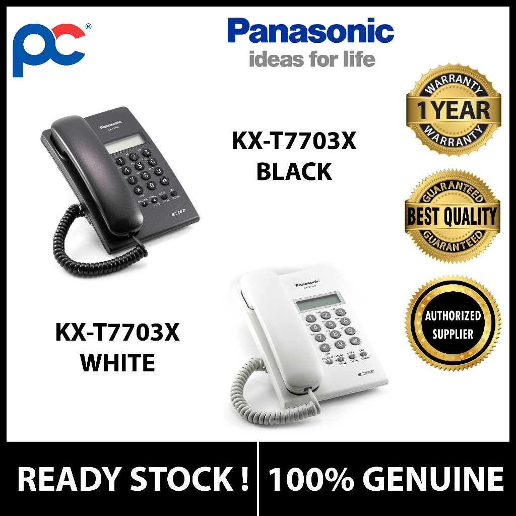Panasonic Single Line Phone KX-T7703X | KXT7703X | KX-T7703X-B ...