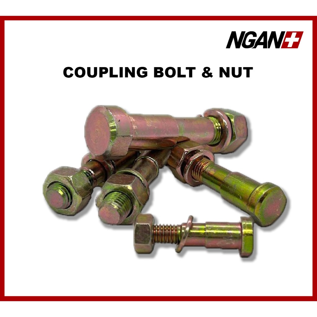 COUPLING BOLTS AND NUT FOR FLEXIBLE COUPLING 132 124 118 120 122 144 ...
