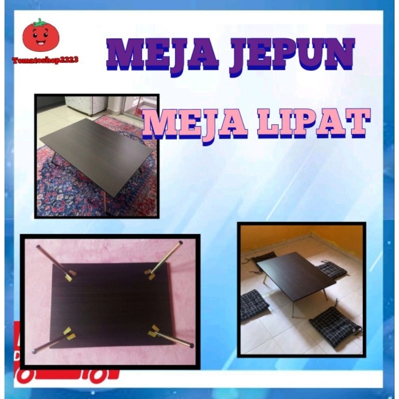 MEJA JEPUN/MEJA LIPAT/MEJA KOPI/JAPANESE TABLE/FOLDABLE TABLE | Shopee ...