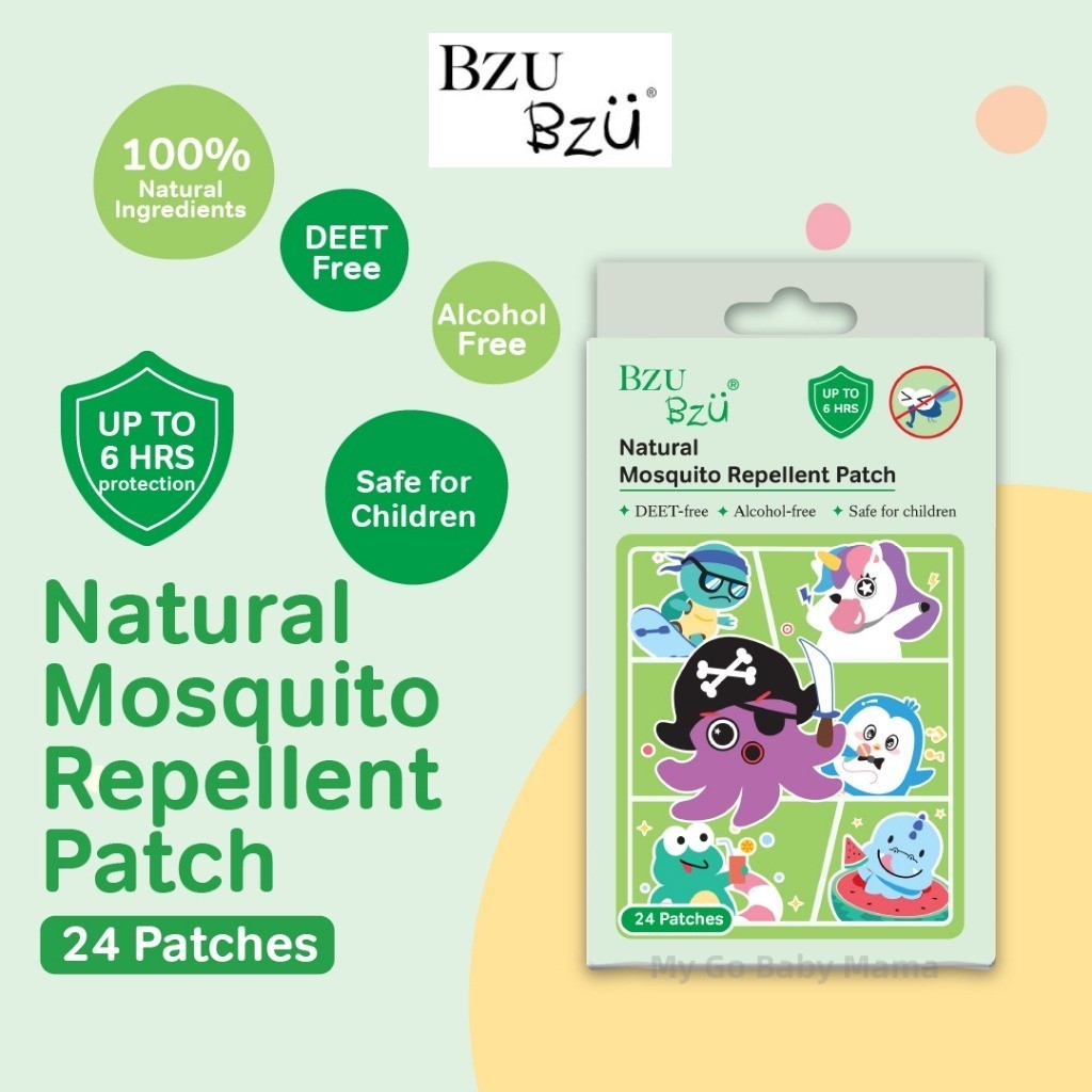 BZU BZU Natural Mosquito Repellent Patch (24 Patches) | Shopee Malaysia