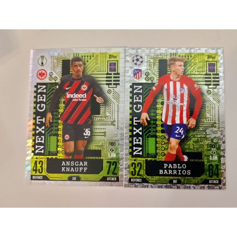 23/24 Next Gen Cards (Ansgar Knauff, Pablo Barrios) | Shopee Malaysia