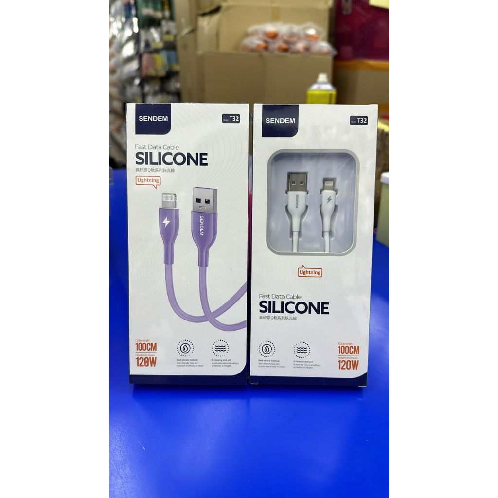 Sendem T32 120W Fast Charging Data Cable ‼️‼️ ( TYPE C) | Shopee Malaysia