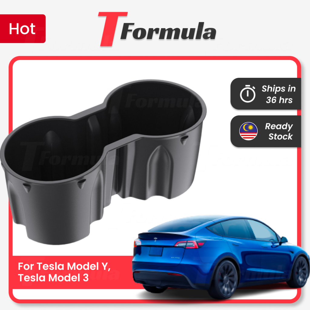 Tesla Cup Bottle Holder ModelY Model3 Tformula Water Bottle Drink ...