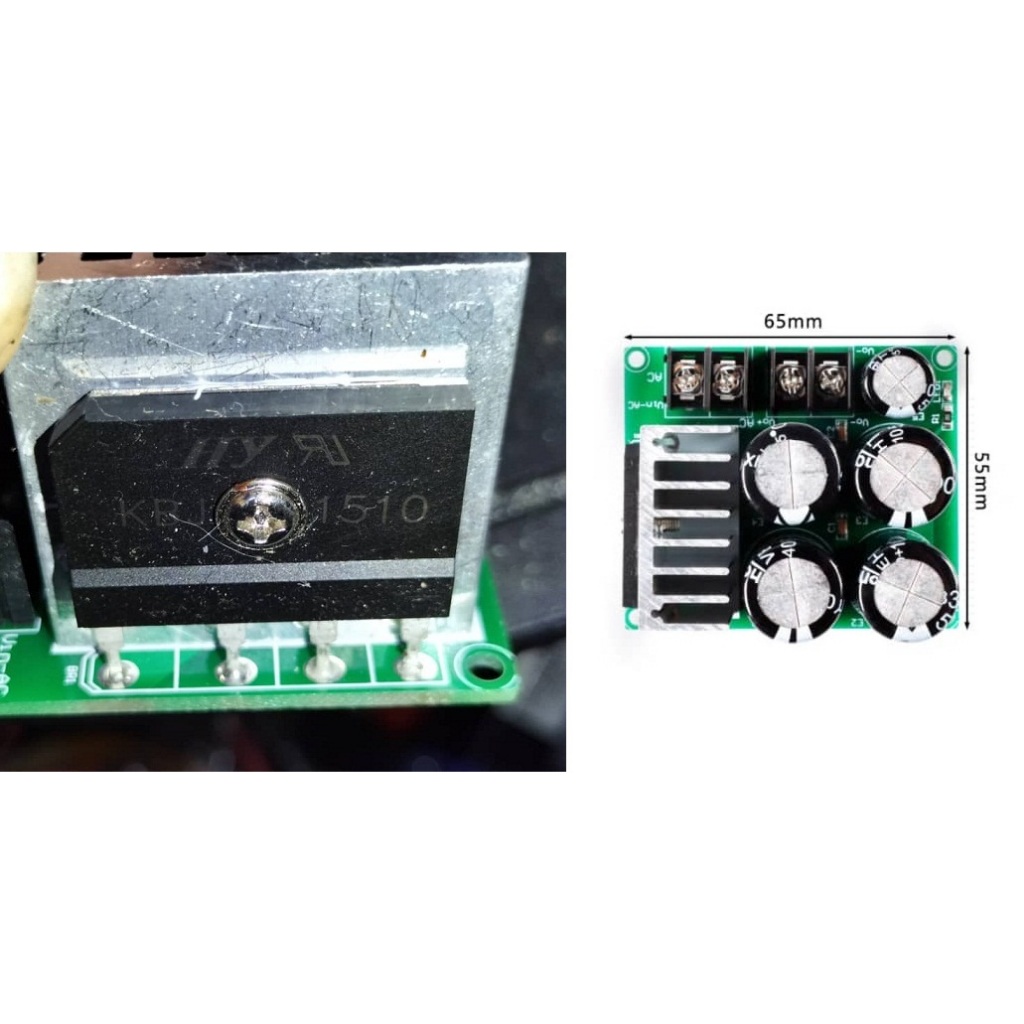 Bridge Rectifier AC To DC Power Converter DIY Kit AC: 3-18V 1A 2A AC 5V ...