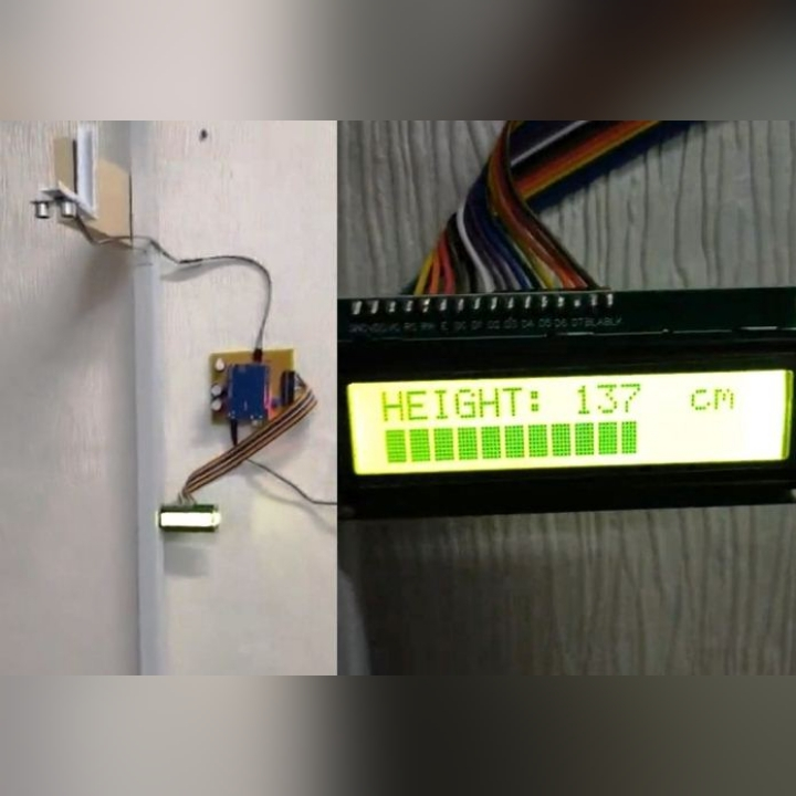 Project Arduino Height Measurement Ultrasonic LCD Projek RBT Tahun ...