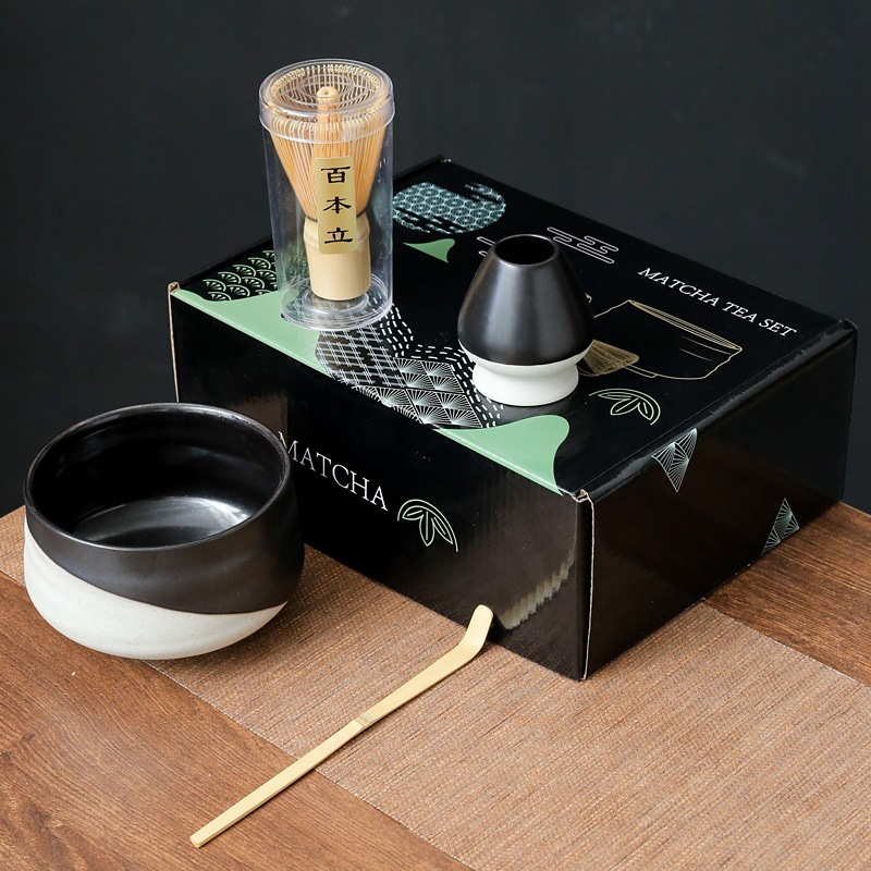 4 in 1 Traditional Tea Ceremony Starter Set Matcha Preparation Kit ...