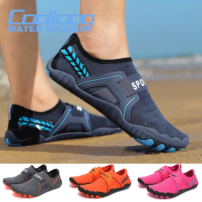 ☆35-45☆ Adult Unisex Beach Shoes Mens Womens Water Shoes Barefoot Beach ...