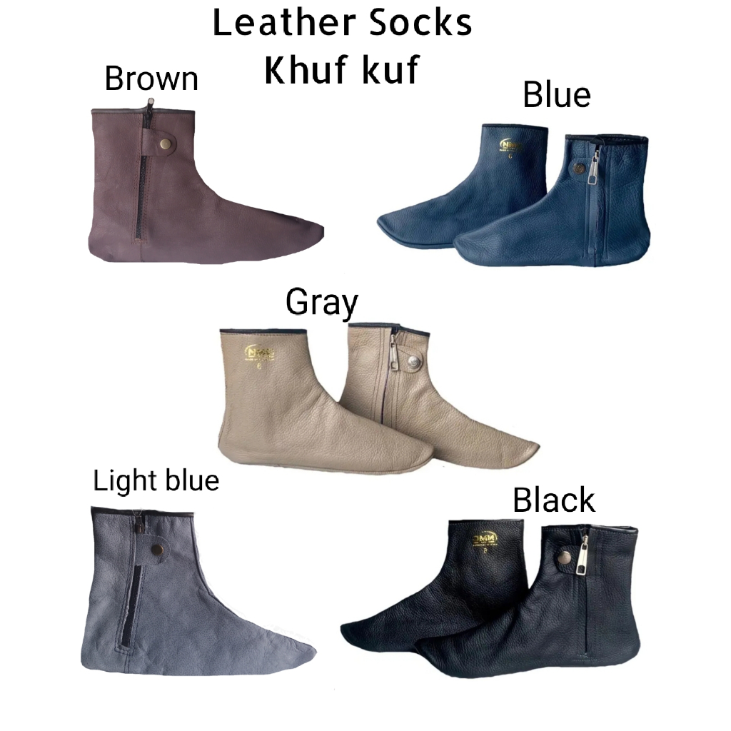 Leather Socks / Leather Khuf / stocking kulit | Shopee Malaysia