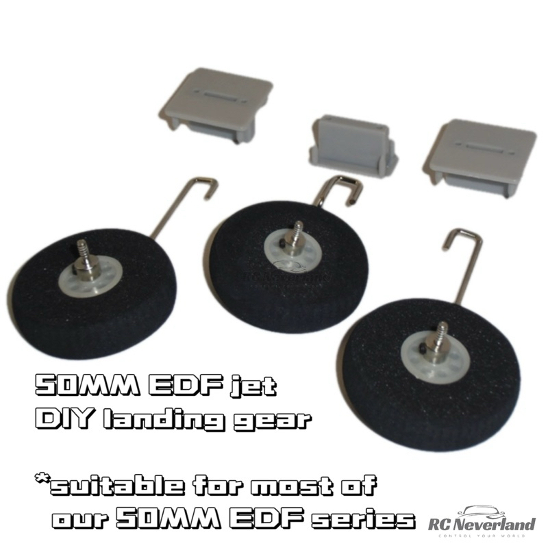 F35 F22 F16 L39 F86 50MM EDF jet DIY landing gear assembly DIY wheels ...