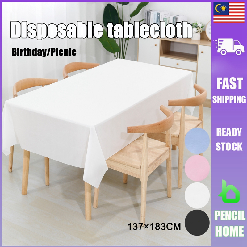 Disposable Birthday Party Plastic Table Cover Waterproof Picnic Table ...