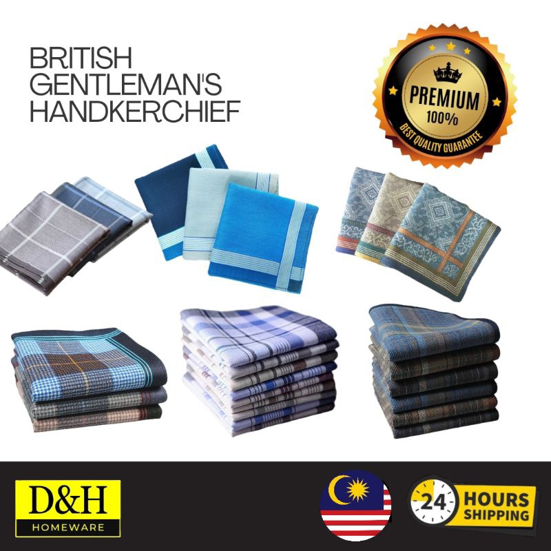 British gentleman Handkerchief | Shopee Malaysia