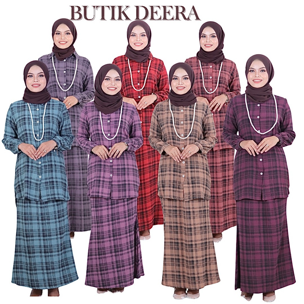 BAJU SET KEMEJA CORAK,BAJU SET IRONLESS, | Shopee Malaysia