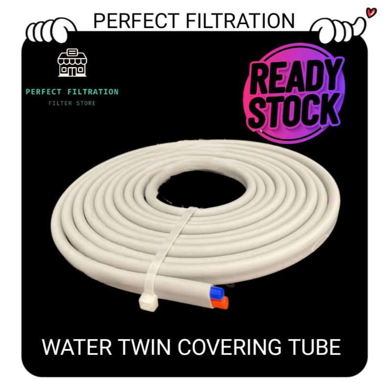 1/4"Water Filter Double Tube Hose Tubing For Coway, Elken, Cuckoo, LG ...