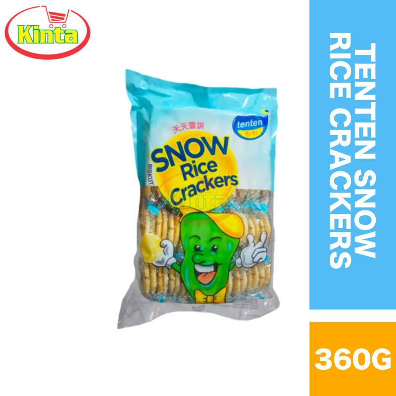 Tenten Snow Rice Cracker | Biskut Beras Saliji 360g | Shopee Malaysia