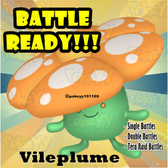 #0045 VILEPLUME 霸王花 | Battle-Ready | COMPETITIVE | Single/Double ...