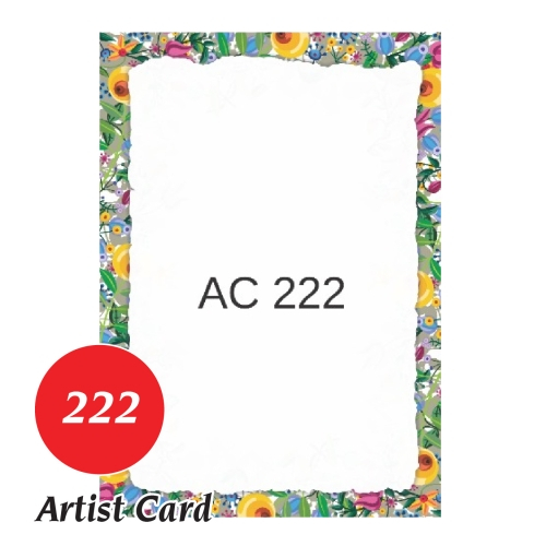 A4 Artist Card | A4 Fancy Artist Card | A4 Folio Card | Fancy Card ...