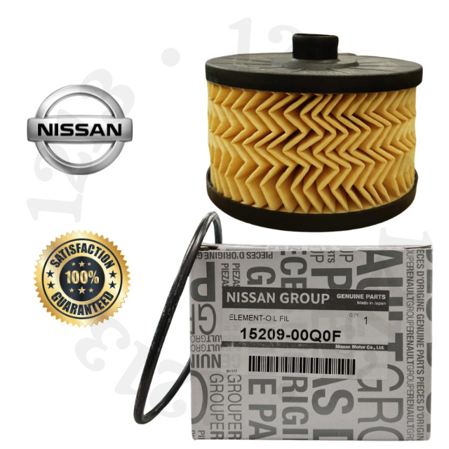 15209-00Q0F ORIGINAL NISSAN OIL FILTER ALMERA TURBO NEW 2020 1.0cc N18 ...