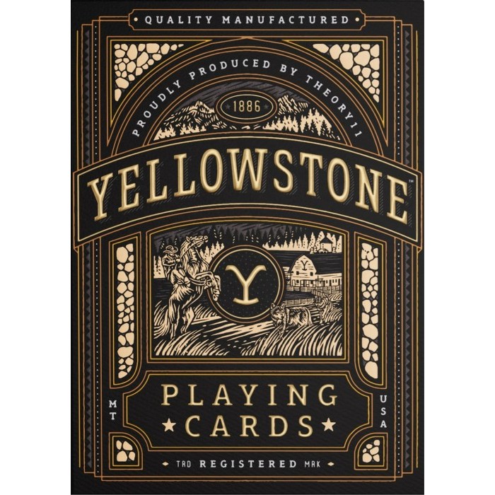 Yellowstone Playing Cards by theory11 | Shopee Malaysia