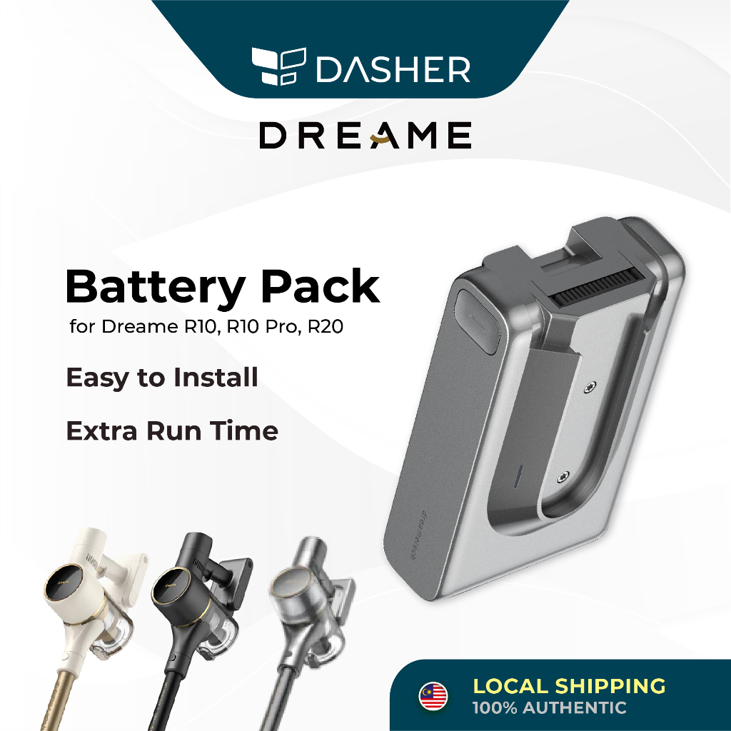 Dreame R10/R10 Pro/R20 Cordless Stick Vacuums Rechargeable Battery Pack ...