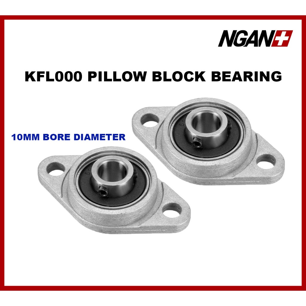 KFL000 10mm Bore Diameter Pillow Block Bearing | Shopee Malaysia