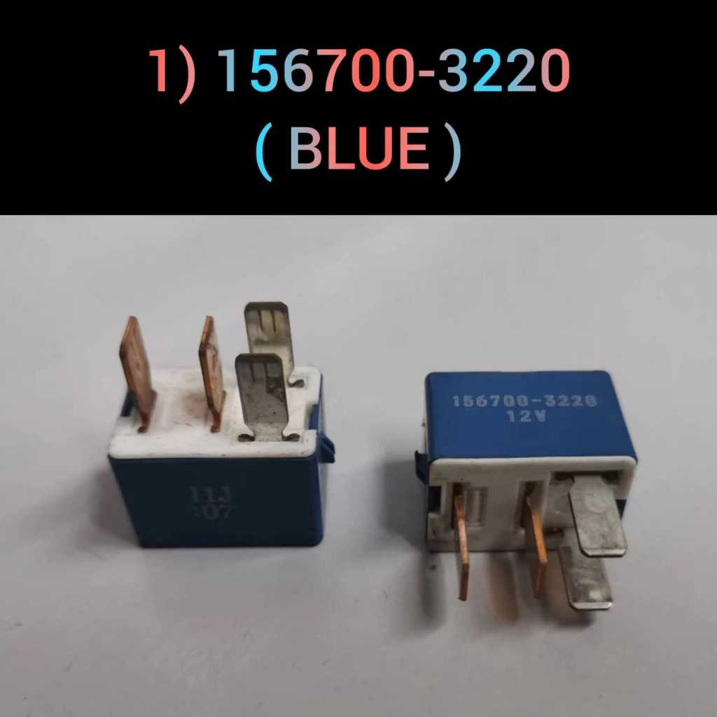 🇯🇵🇯🇵 DENSO RELAY 156700-3220 / 156700-2830 / TOYOTA / PROTON / PERODUA ...