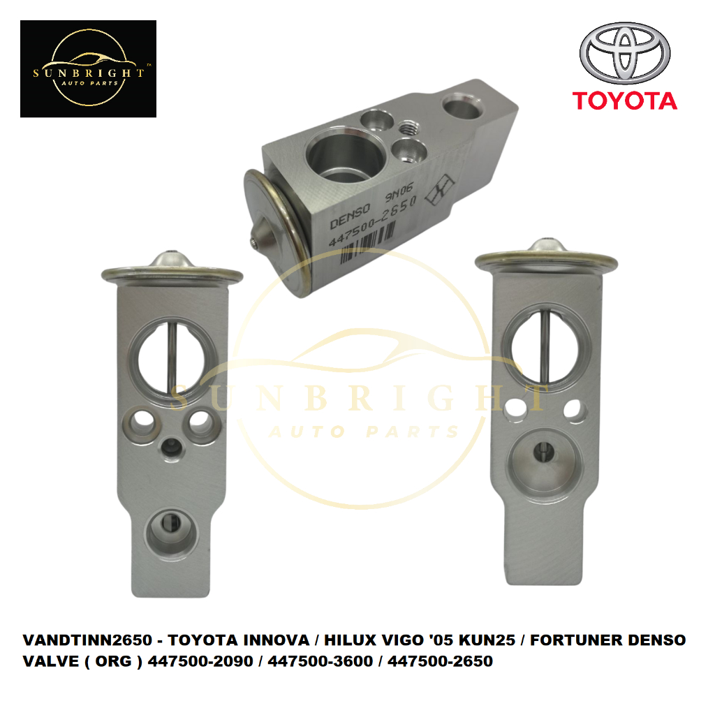 TOYOTA INNOVA / HILUX VIGO '05 KUN25 / FORTUNER DENSO VALVE ( ORG ...