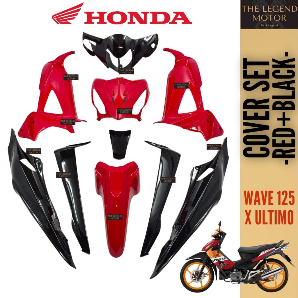 HONDA WAVE125X ULTIMO WAVE125 X WAVE 125X Coverset Body Cover Set Caver ...