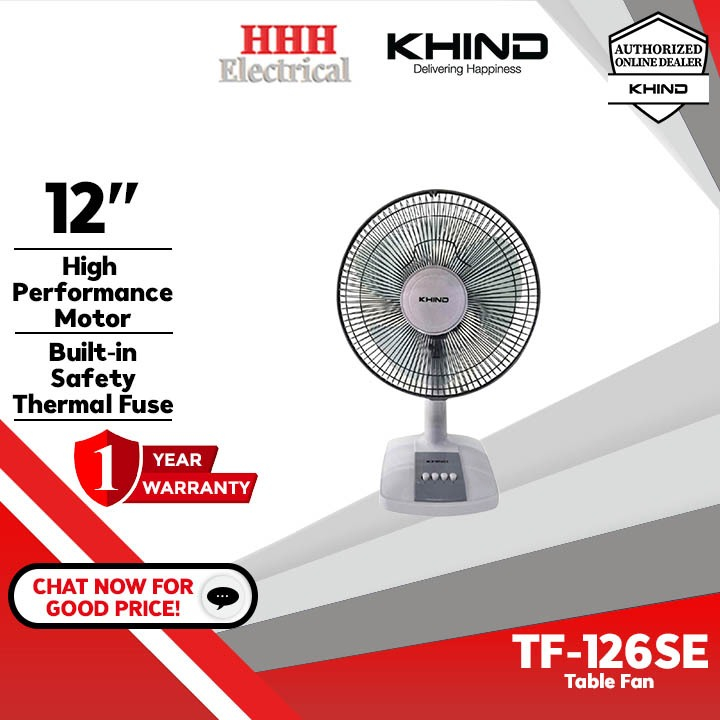 KHIND TABLE FAN 12 INCH TF-126SE / Khind Table Fan (12") TF1210SE High ...