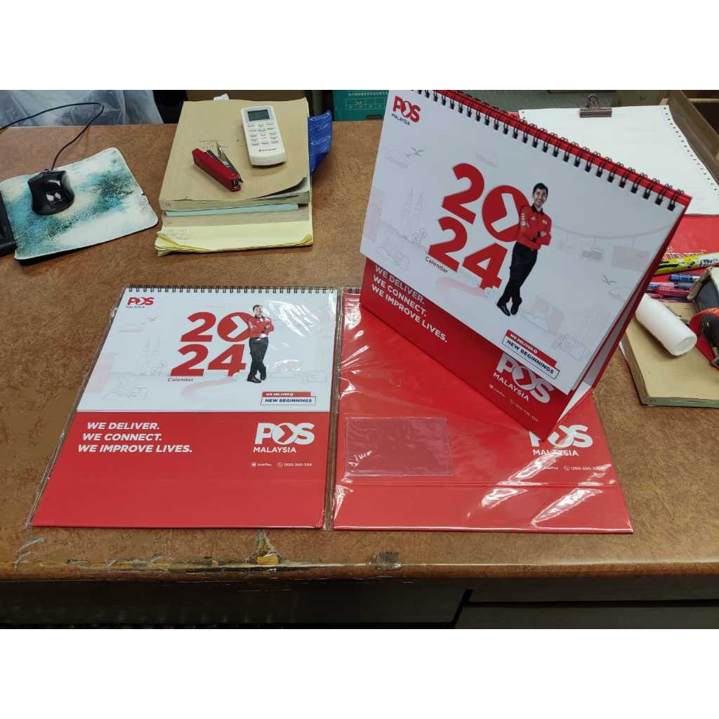 POS OFFICE 2024 Table Calendar Plan For 2024 calender great Eastern ...